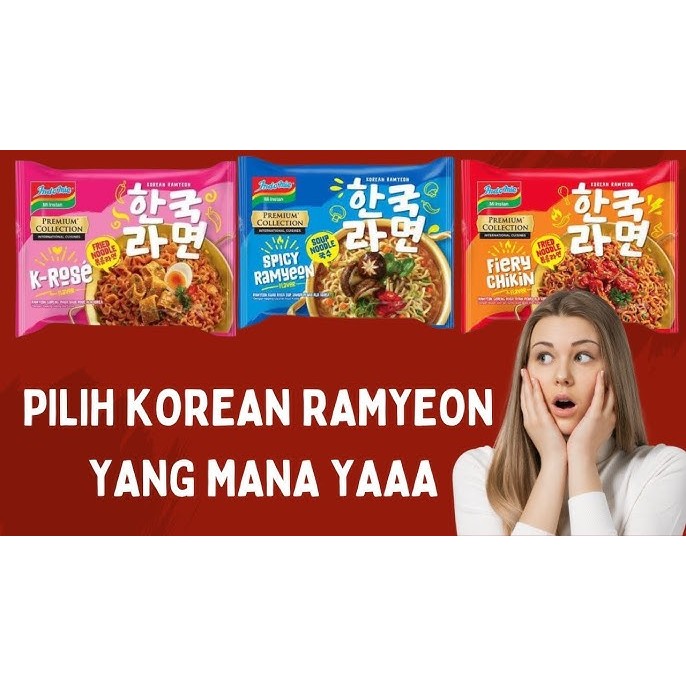 Jual INDOMIE PREMIUM K-ROSE, FIERY CHICKEN DAN SPICY RAMYUN | Shopee ...