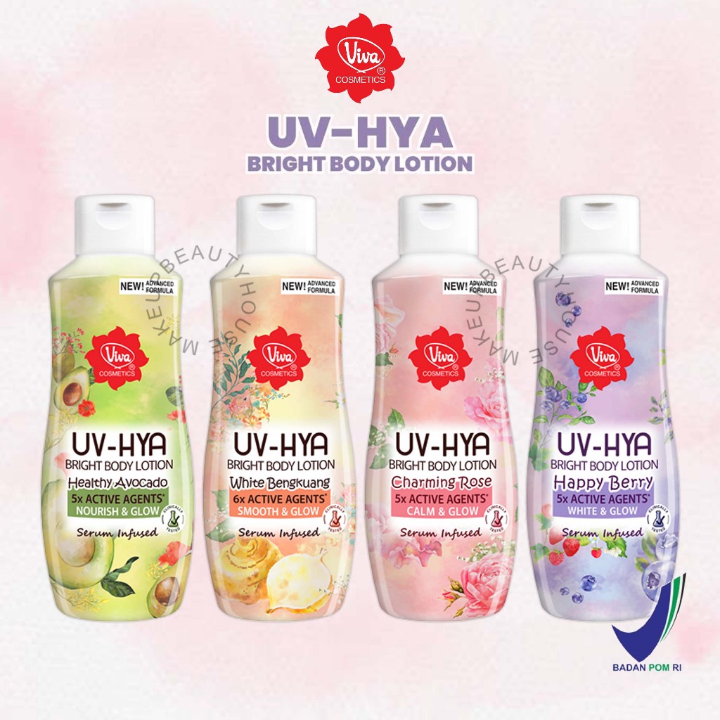 Jual VIVA UV-Hya Bright Body Lotion with Hyaluronic Acid, Serum Infused ...