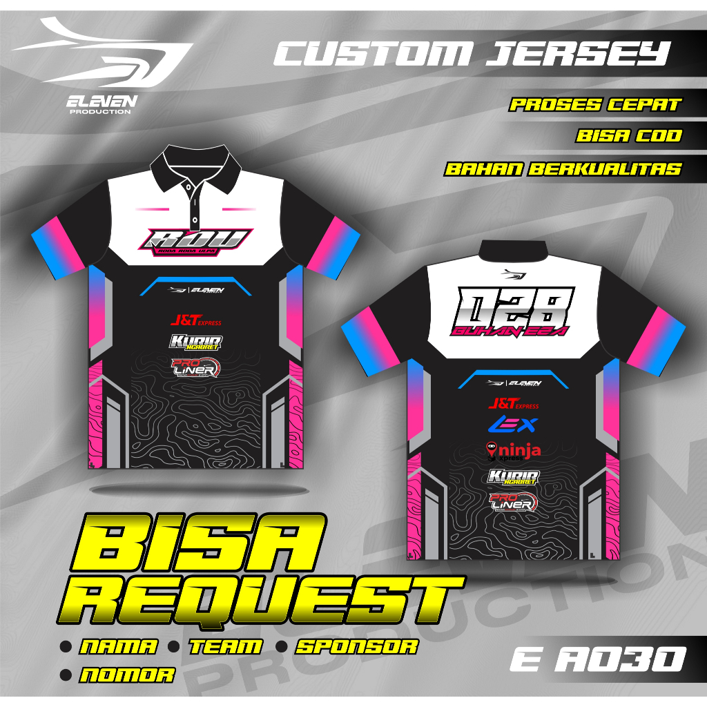 Jual JERSEY RACING kaos baju jersey racing custom full printing jersey ...