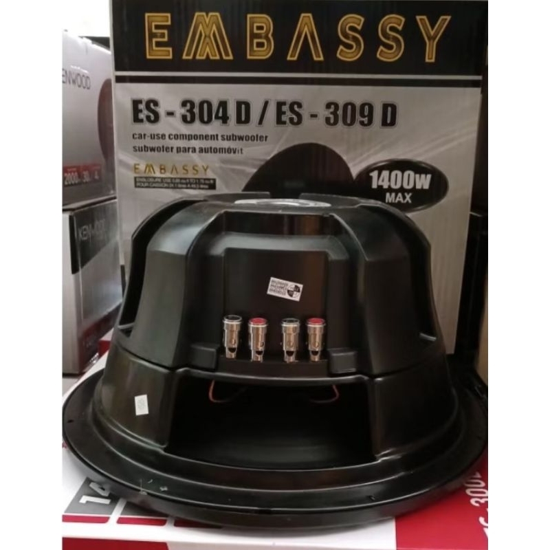 Jual SUBWOOFER EMBASSY 309D 12 inch ES-309D BADAK | Shopee Indonesia