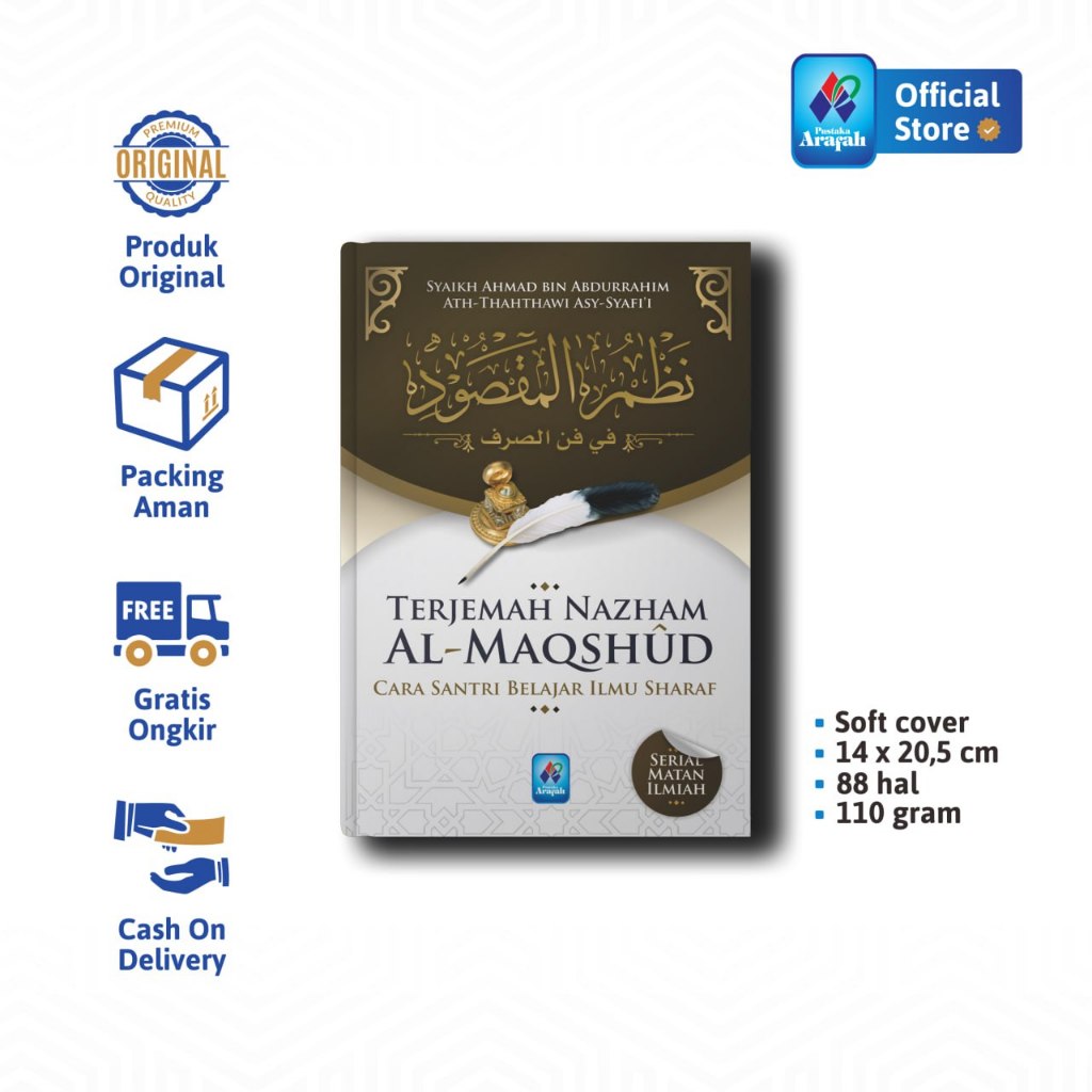 Jual Terjemah Nazham Al Maqshud Cara Santri Belajar Ilmu Sorof Matan ...