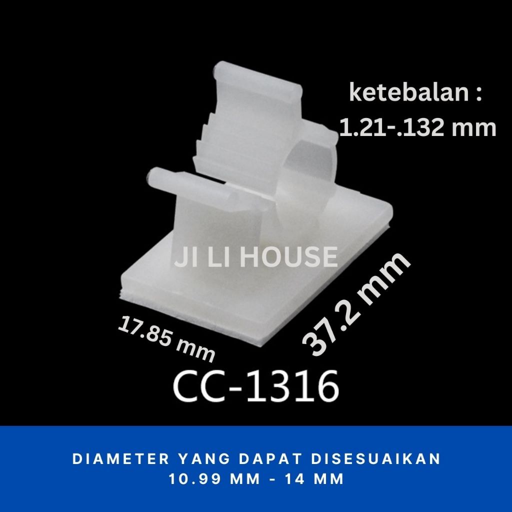 Jual Cable Clamp Klip Kabel & Pipa - Adjustable Reusable Gratis Ongkir ...