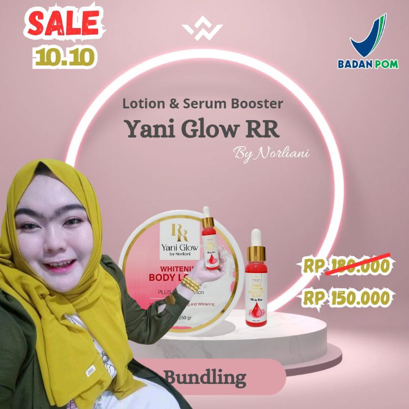 Jual Yani Glow RR(Paket Bundling) lotion+serum booster all in one ...