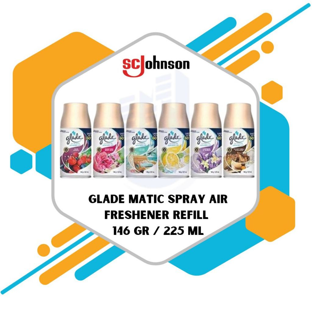 Jual GLADE MATIC SPRAY AIR FRESHENER ELEGANT VANILLA & OUD WOOD 146 GR ...