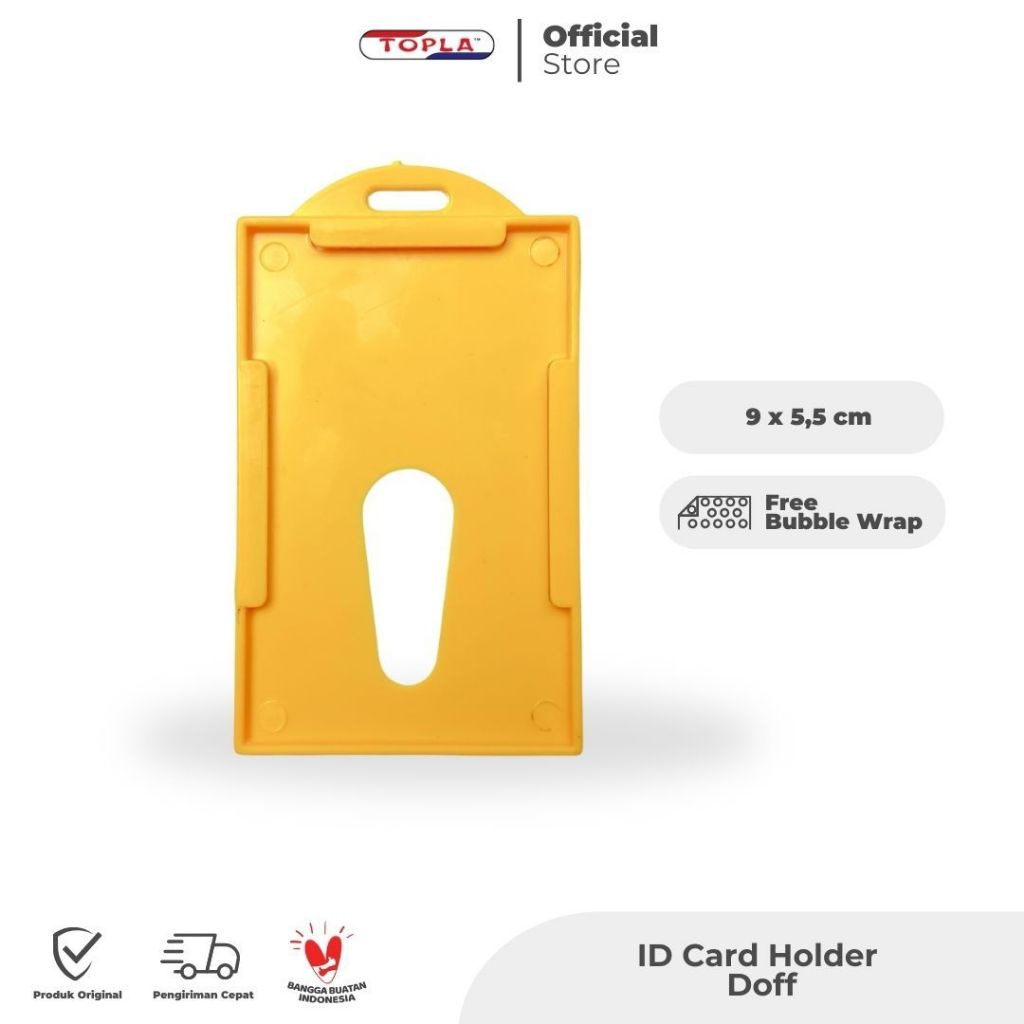 Jual Topla ID Card DOFF dan Transparan 001 Tempat Kartu dan Name Tag ...