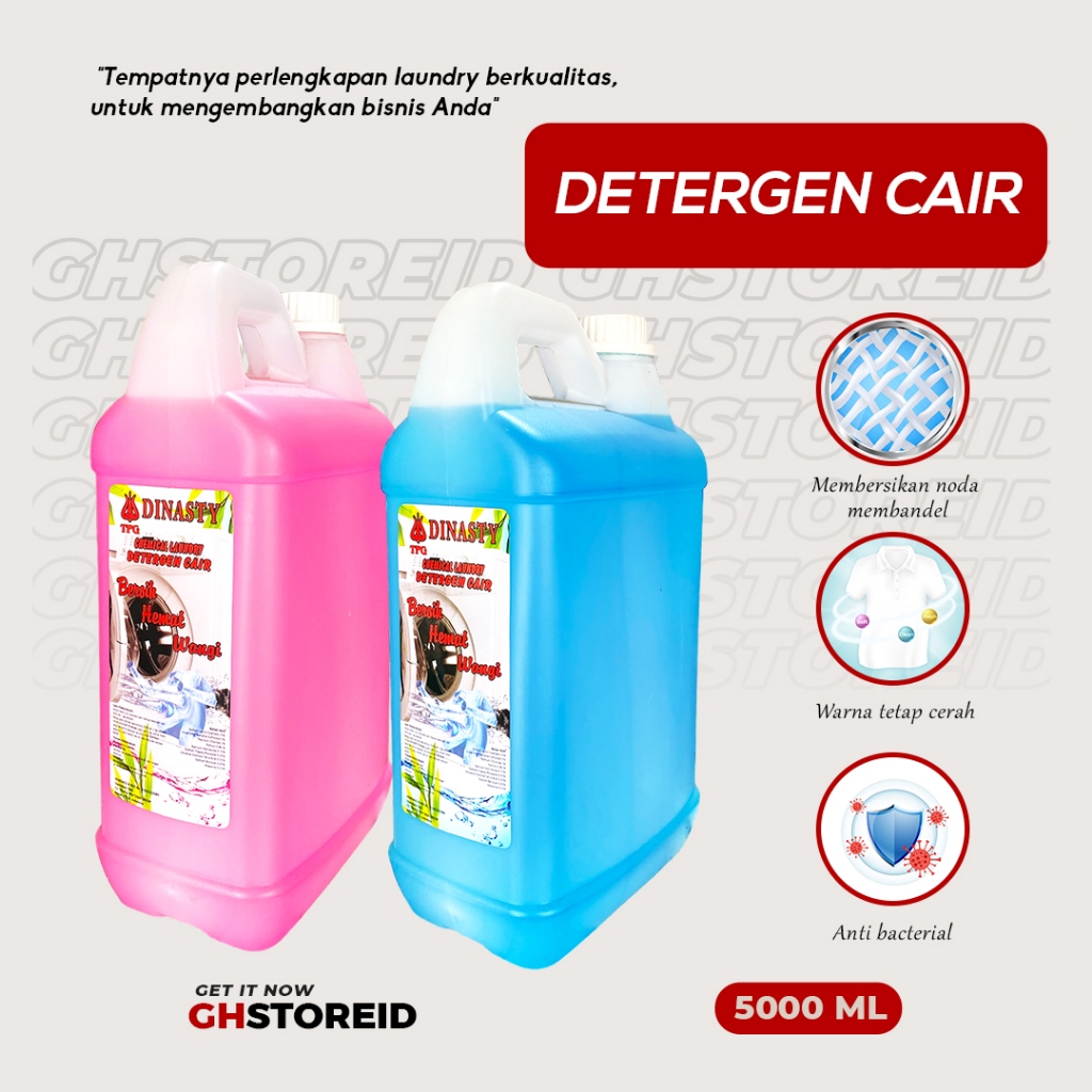 Jual Detergen Cair / Sabun Cuci / Sabun Laundry 5L | Shopee Indonesia