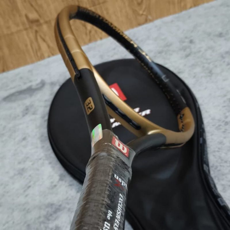 Jual Raket Tenis Lapangan Wilson Hyper Hammer 3.2 Carbon Plus Sudah ...
