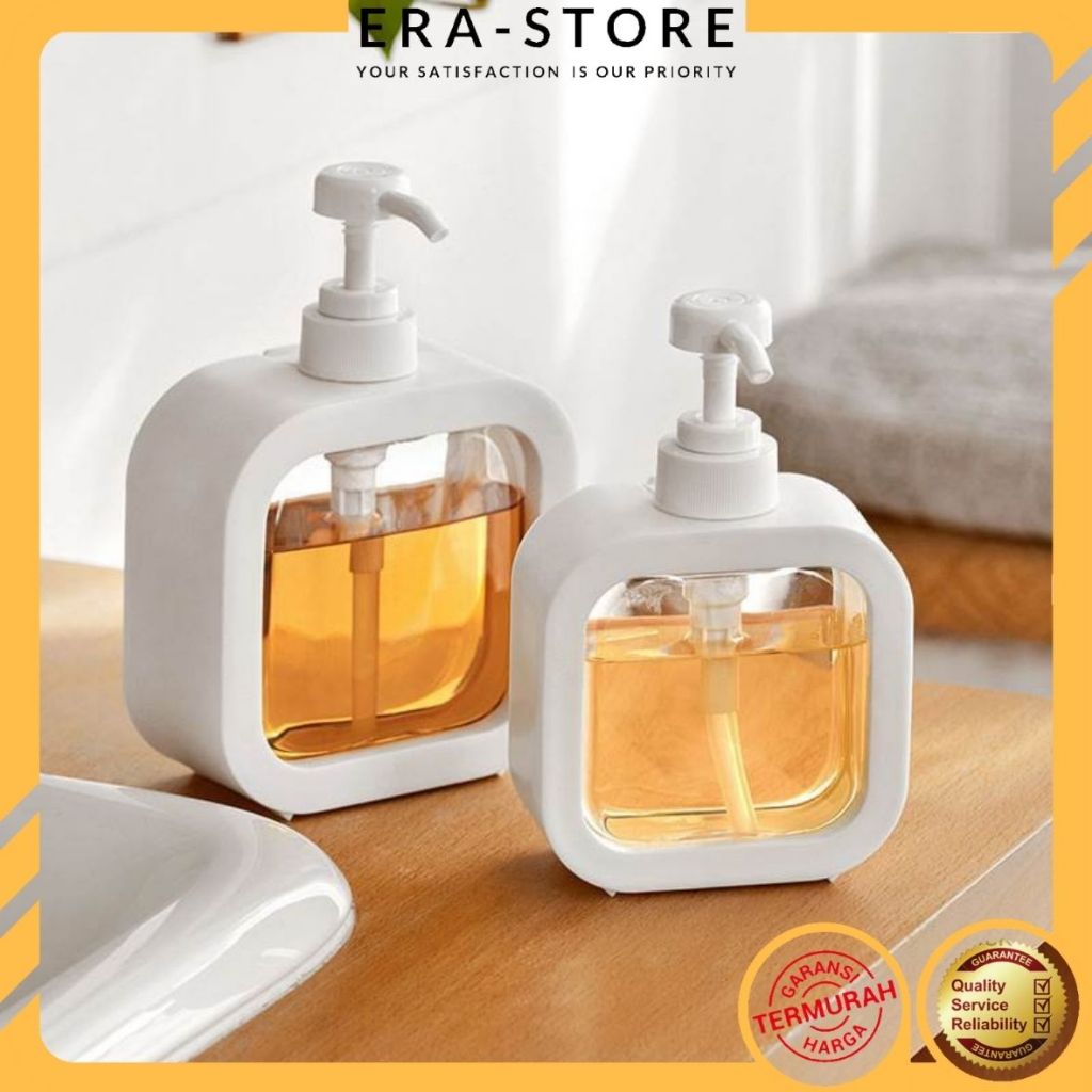 Jual Dispenser Tempat Sabun Pump 500ml Minimalis Botol Korea - Estetik ...