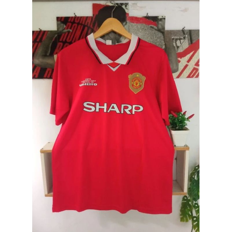 Jual Jersey Manchester United FINAL UCL RETRO | Shopee Indonesia