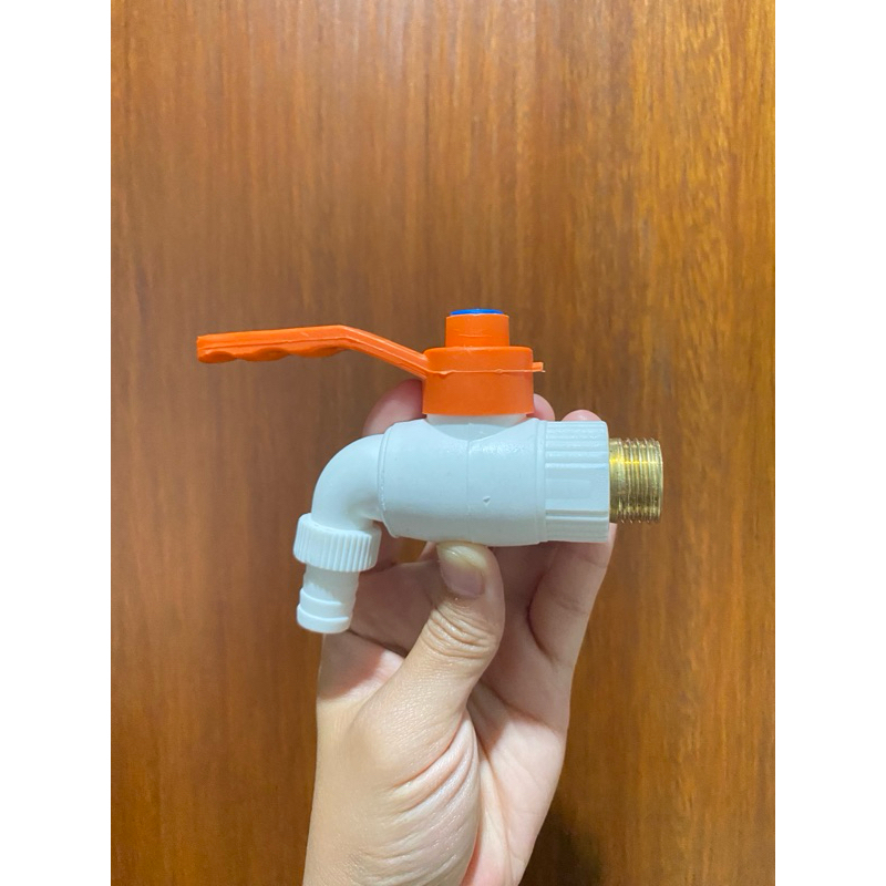 Jual Kran Air Taman Jumbo PVC Drat Kuningan 1/2 inch Kualitas Bagus ...