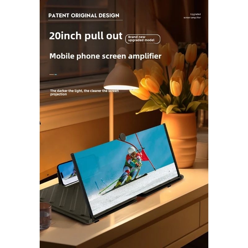 Jual Kaca Pembesar Layar 3D HP 20 inch Gambar HD / Mobile Phone ...