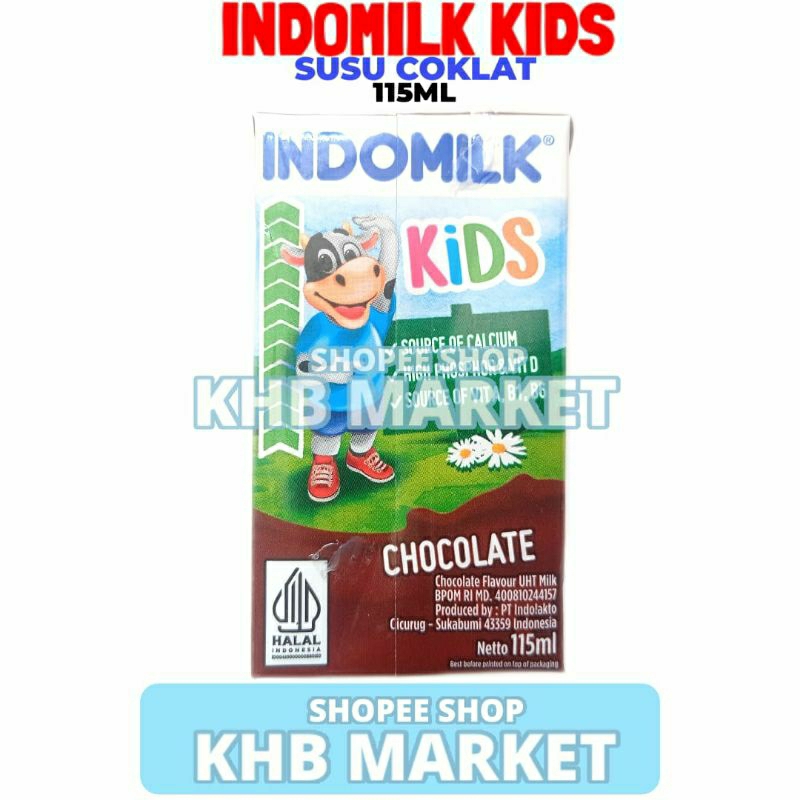 Jual Indomilk Kids Susu Rasa Coklat 115ML | Shopee Indonesia