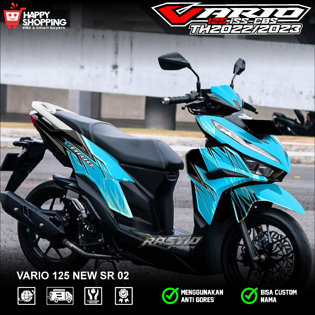 Jual Sticker Decal Full Body Honda Vario 125 New CBS ISS 2022 2023 2024 Sticker Vario 125 New ...