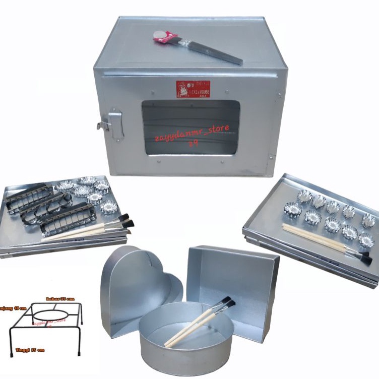 Jual Super Produsen Oven kompor Tangkring Open Kue 3 Susun Anti Karat ...