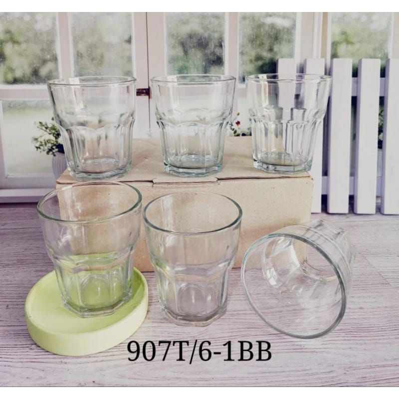 Jual GELAS KOPI TEBAL 907T ISI 6PC | Shopee Indonesia