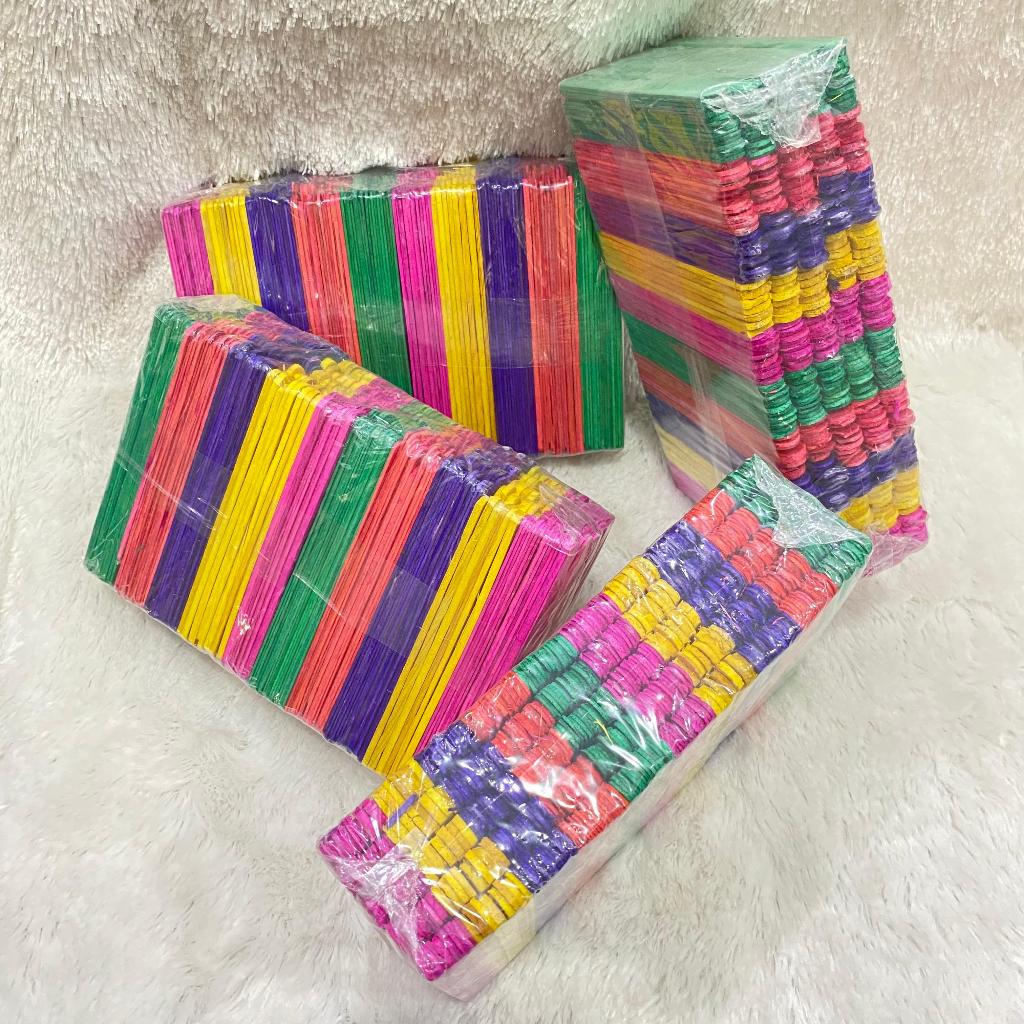 Jual Stick Es Kayu Warna Warni Murah Stik es krim Stick Ice Cream bahan ...