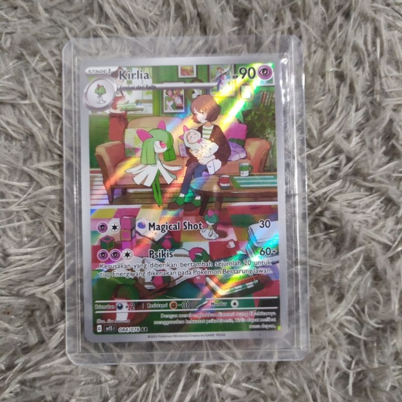 Jual Kartu Pokemon TCG Kirlia 084/078 AR sv1S Scarlet EX | Shopee Indonesia