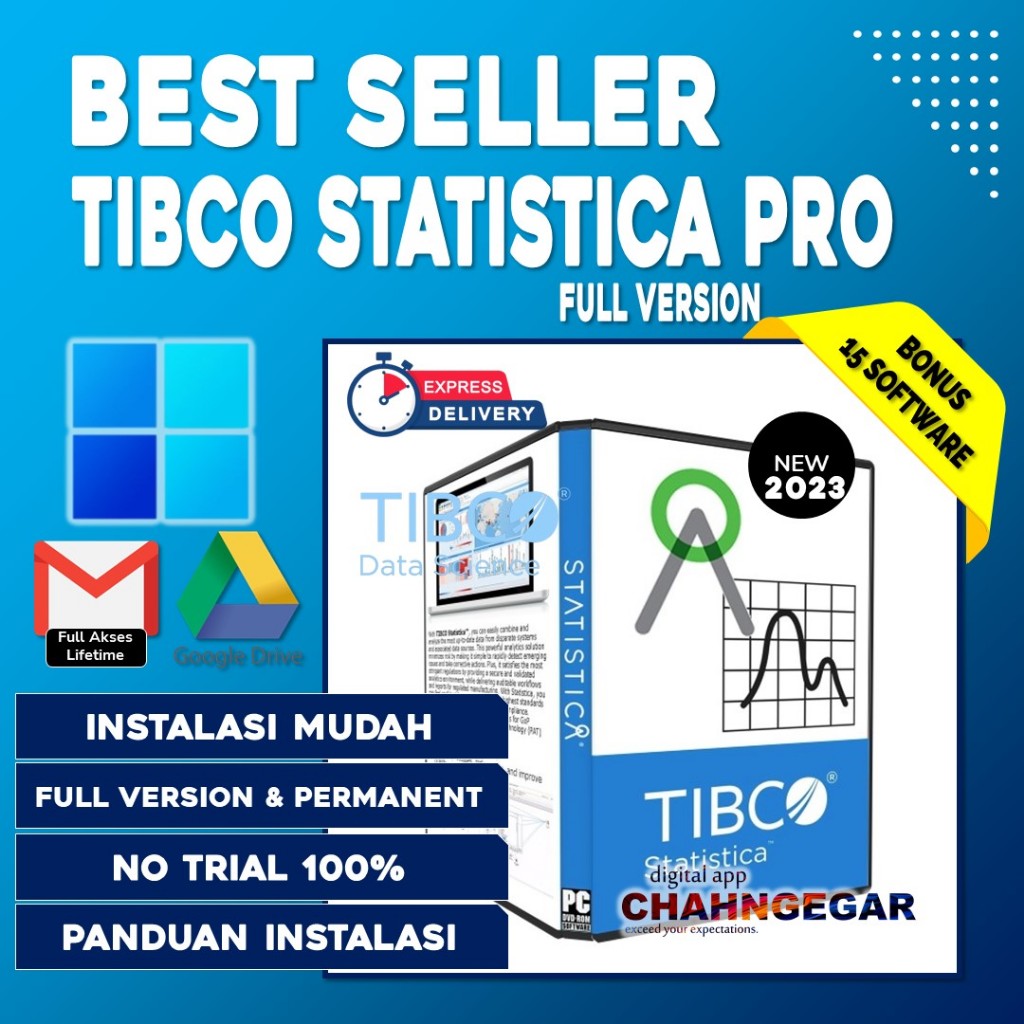 Jual TIBCO Statistica 2022 v14 Full Software Statistik Analisis Data ...