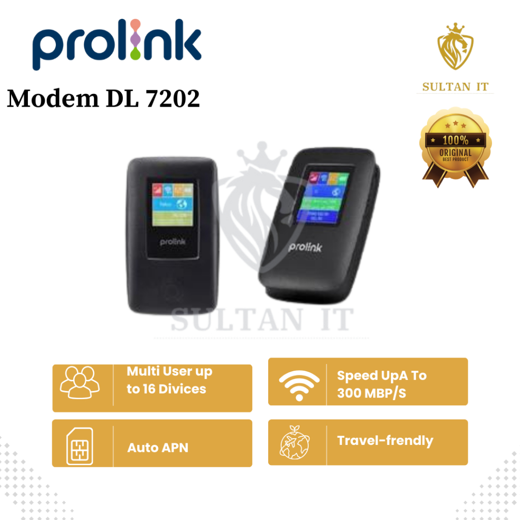 Jual Prolink DL 7202 Mobile WiFi Hotspot 4G LTE Modem Wireless Router ...