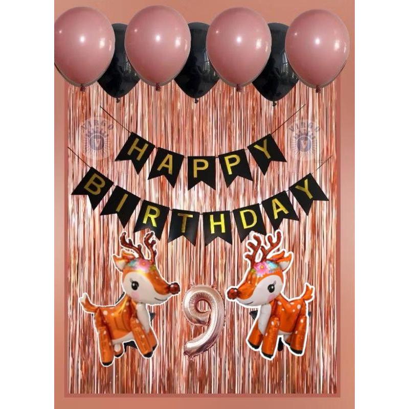 Jual Paket Dekorasi Ulang Tahun Rusa / Set Dekorasi Ultah Rusa | Shopee ...