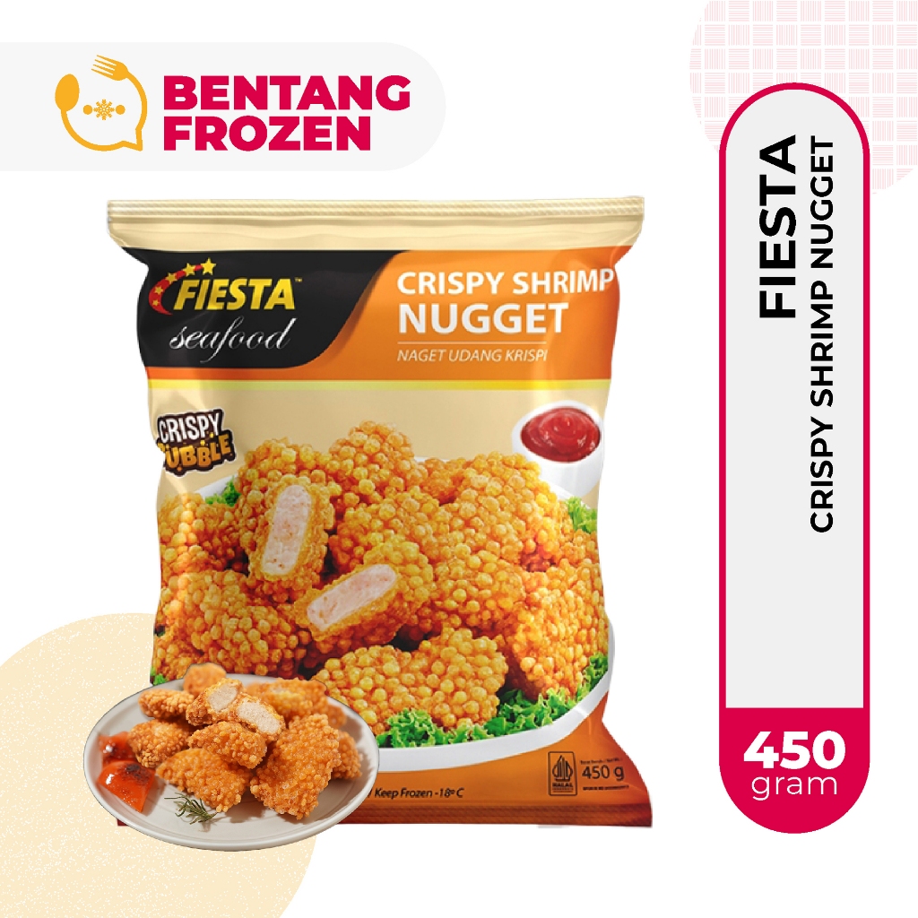 Jual Fiesta Crispy Shrimp Nugget 450gr / Fiesta Nugget Udang Krispi ...