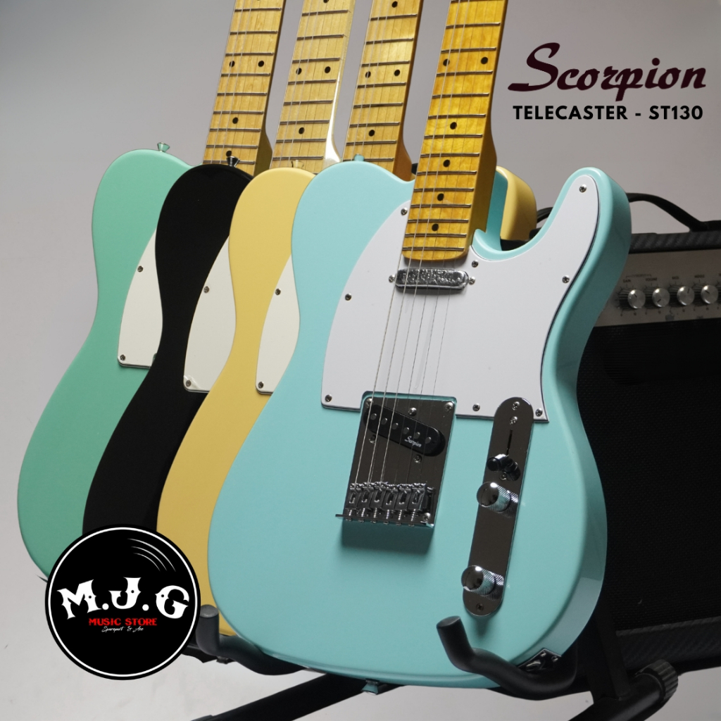 Jual gitar elektrik scorpion telecaster ST130 series branded berkualitas | Shopee Indonesia