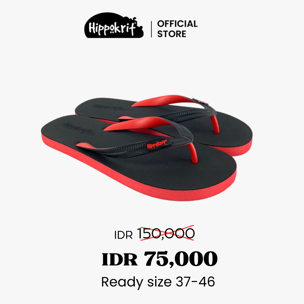 Jual Hippokrit Sandal Jepit Pria Rubber Dewasa Anti Slip - ULTRA BOLD ...