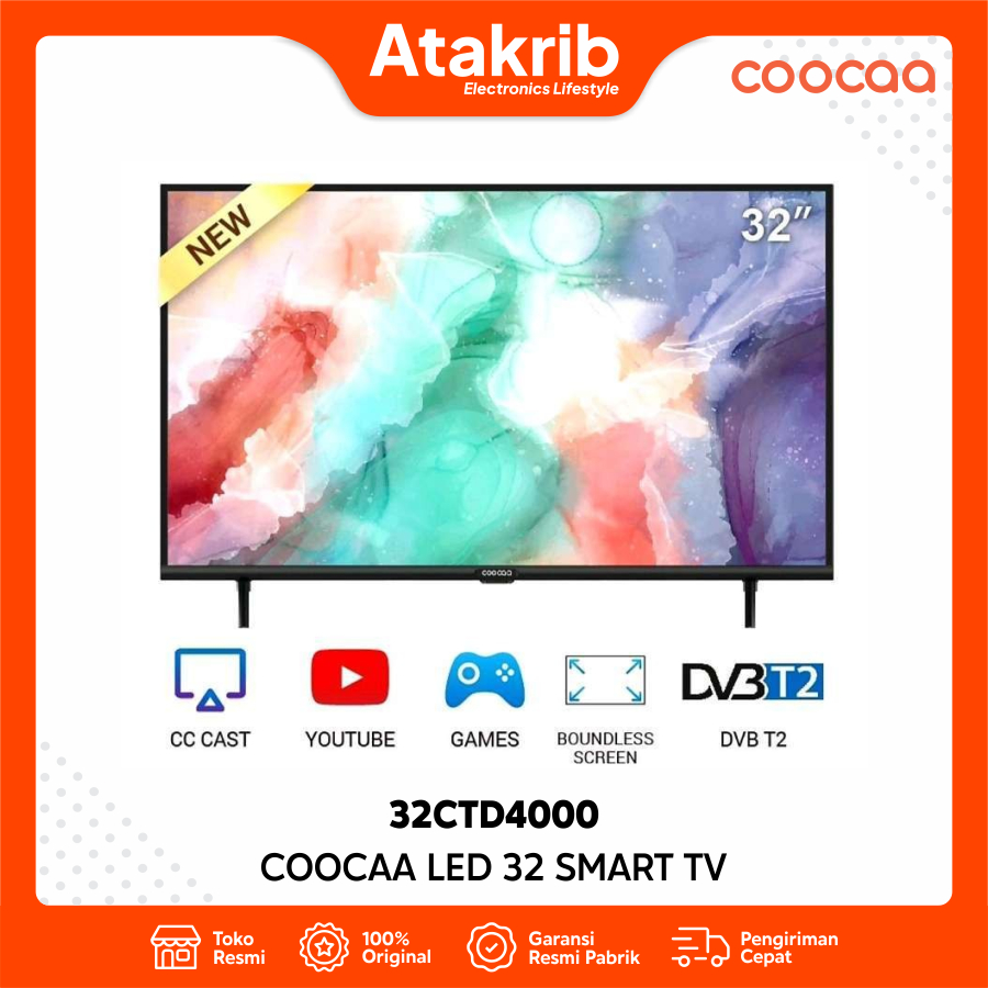 Jual COOCAA LED 32 32CTD4000 DIGITAL SMART TV | Shopee Indonesia