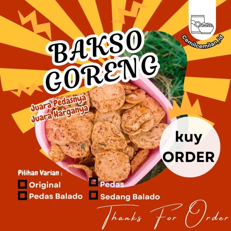 Jual BASRENG / BAKSO GORENG DAUN JERUK KEMASAN PLASTIK 250 GRAM - 1 KG ...
