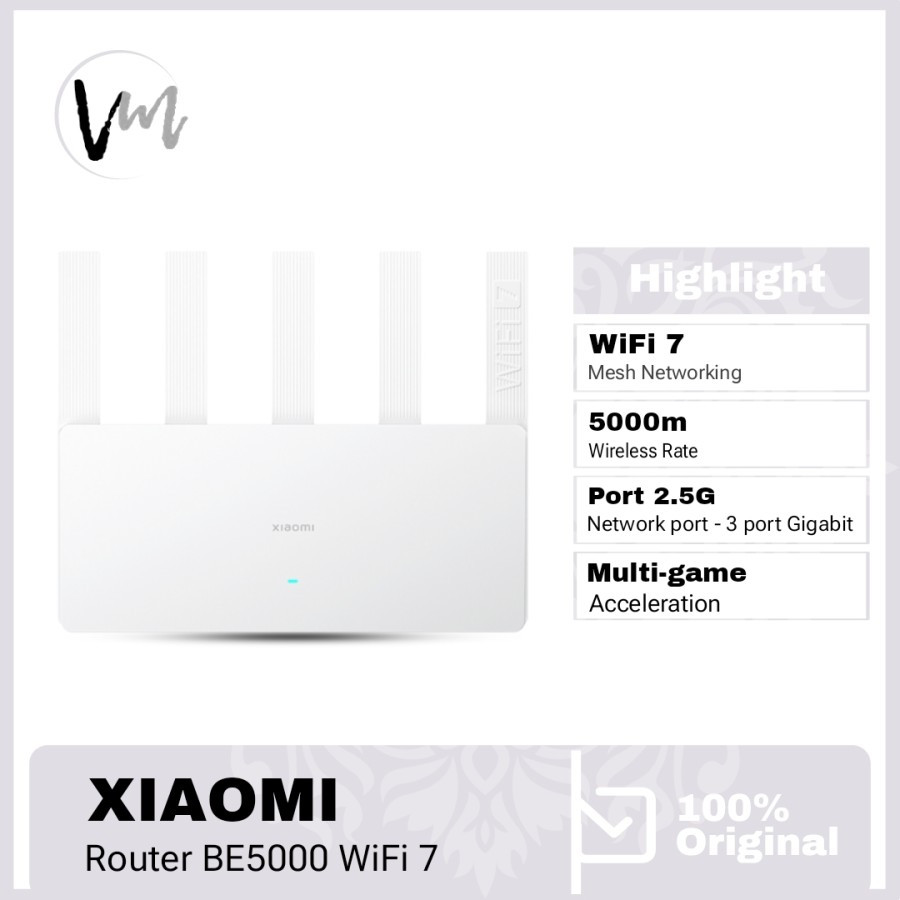 Jual Mi Router BE5000 Wi-Fi 7 2.4/5GHz Dual Broadband Access Network ...