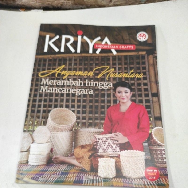 Jual MAJALAH KRIYA INDONESIAN CRAFTS MARET 2018 - ANYAMAN NUSANTARA | Shopee Indonesia