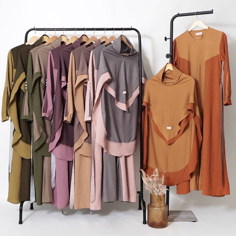 Jual KAYONNA DRESS (SET KHIMAR) DAPAT 2 BEBAS PILIH WARNA DAN SIZE ...