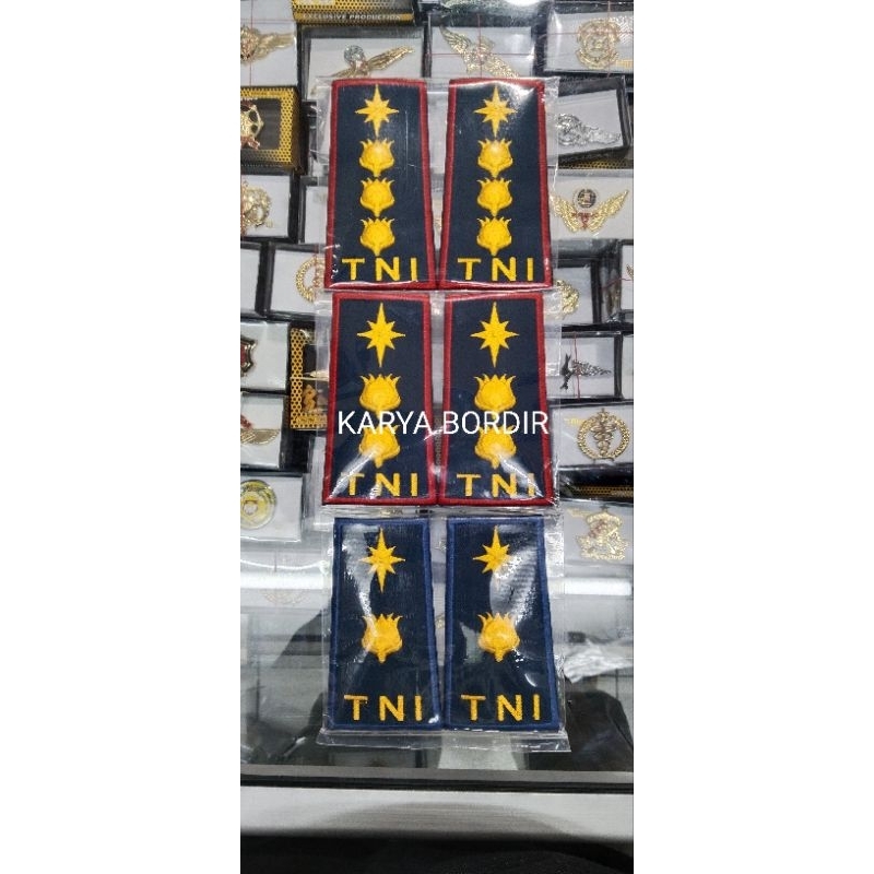 Jual PANGKAT PDH TNI-AL KORPS PELAUT LIS MERAH PAMEN | Shopee Indonesia