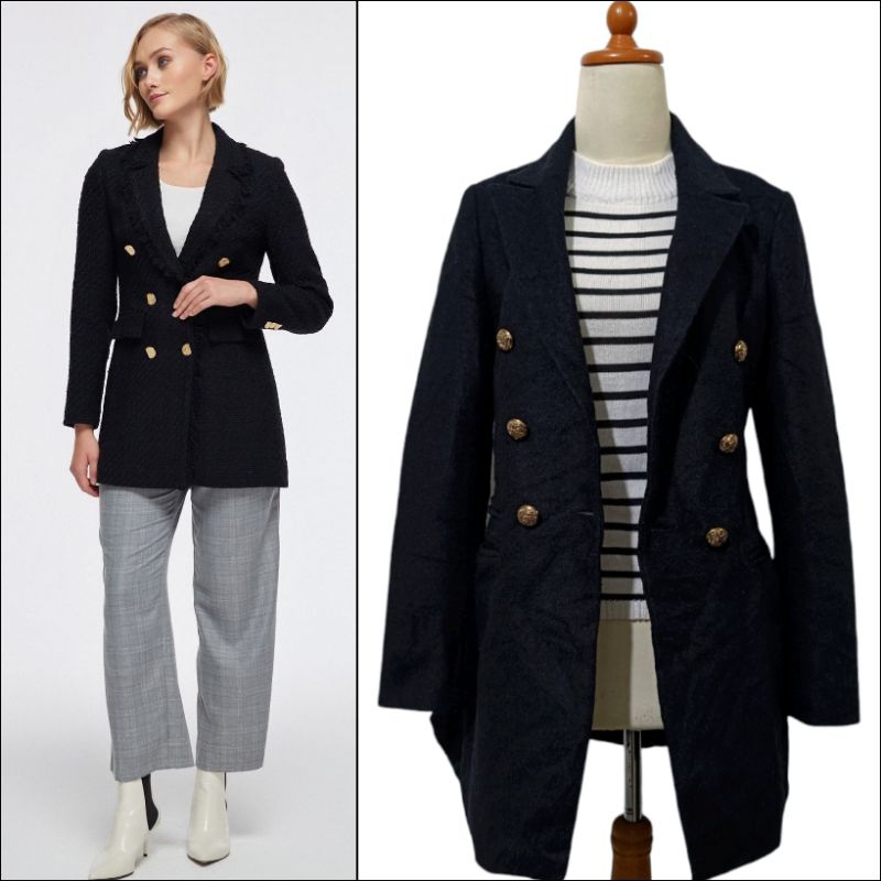 Jual Long Coat / Wool Coat Korea / Wool Coat Jepang / coat tebal ...