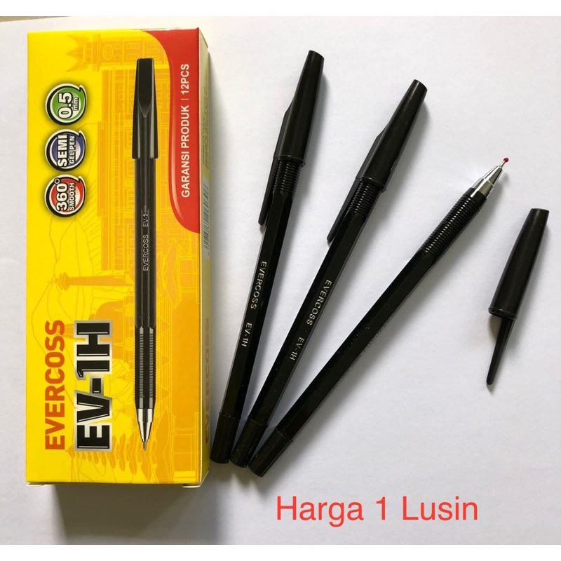 Jual Pulpen Semi Gel Pen EV-1H Evercoss (mirip pulpen standard AE7 ...