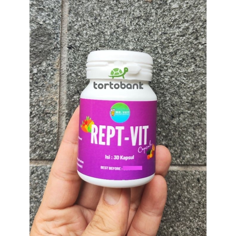 Jual REPT-VIT MR VET VITAMIN KAPSUL - VITAMIN REPTIL - VITAMIN KURA ...
