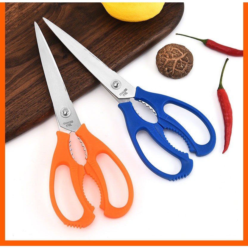Jual Gunting Mini Stainless Serbaguna 3 in 1 Gunting Dapur Multifungsi ...