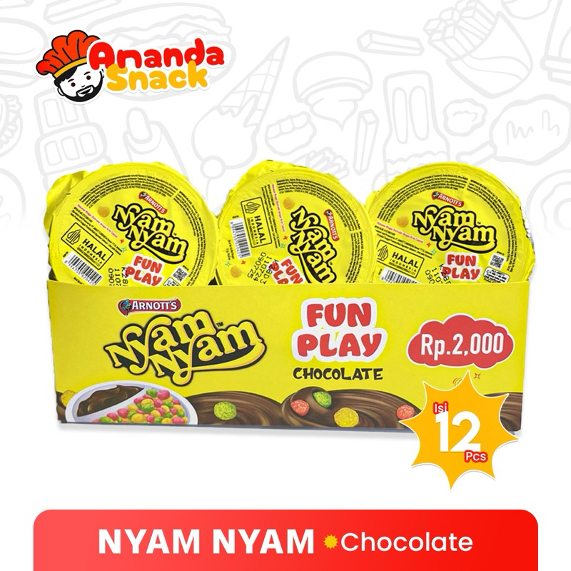 Jual Nyam Nyam FunPlay 1 Pack isi 12 | Shopee Indonesia