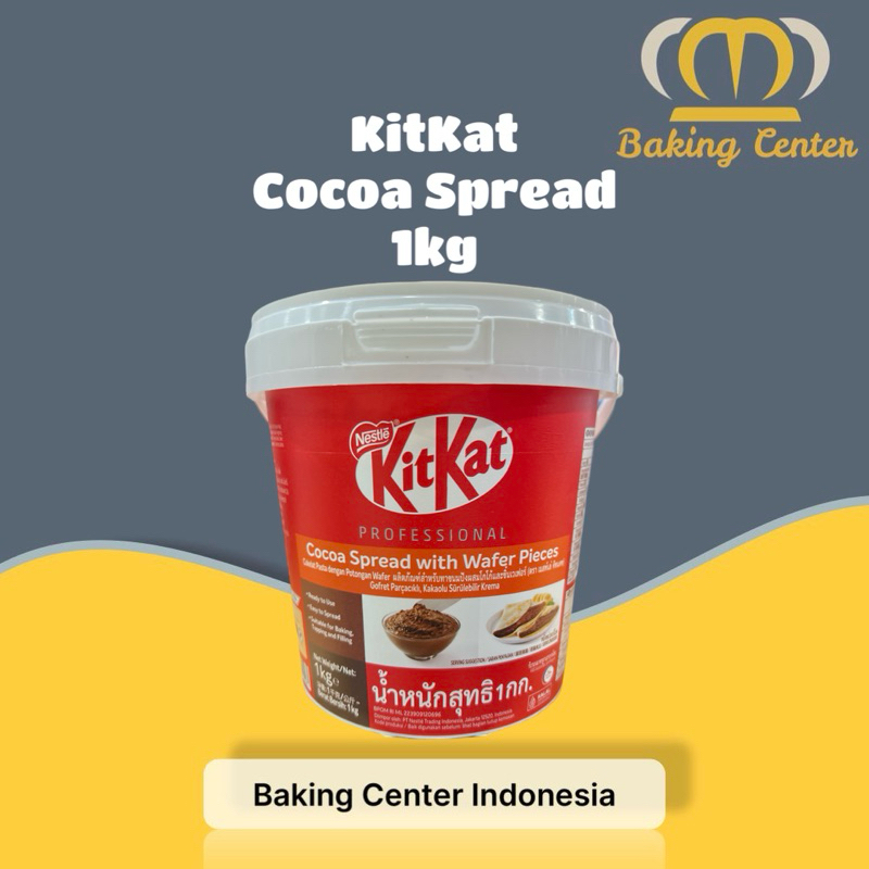 Jual KitKat Cocoa Spread 1kg - Selai Cokelat KitKat 1kg | Shopee Indonesia