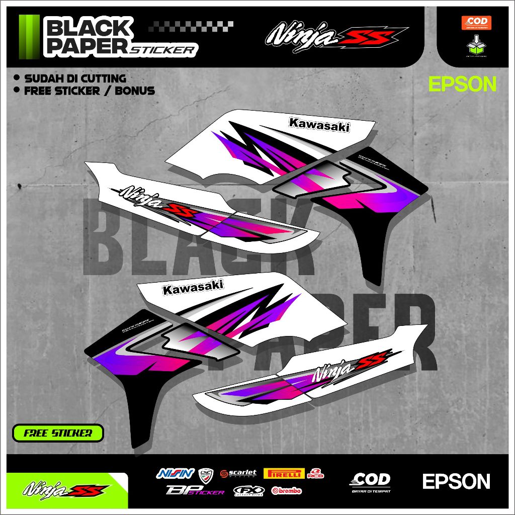 Jual STRIPING NINJA SS SIMPEL 2 STROKE ( RP 275 ) | Shopee Indonesia