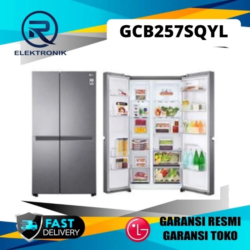 Jual LG GCB257SQYL Kulkas Side by Side 643 L Inverter GCB257SQYL | Shopee Indonesia