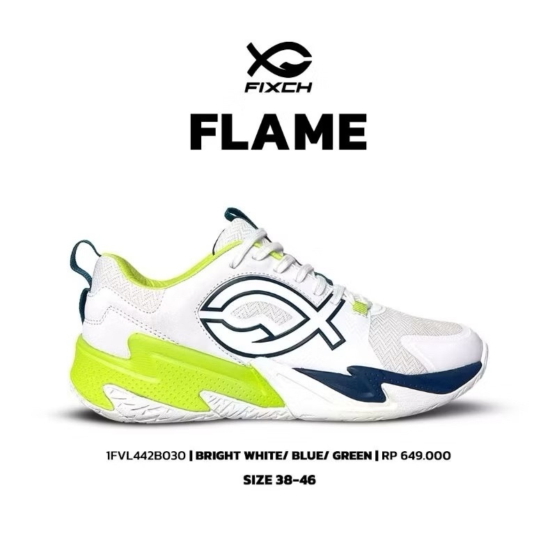 Jual SEPATU VOLI FIXCH FLAME ORIGINAL - SEPATU VOLI FIXCH FLAMES ...