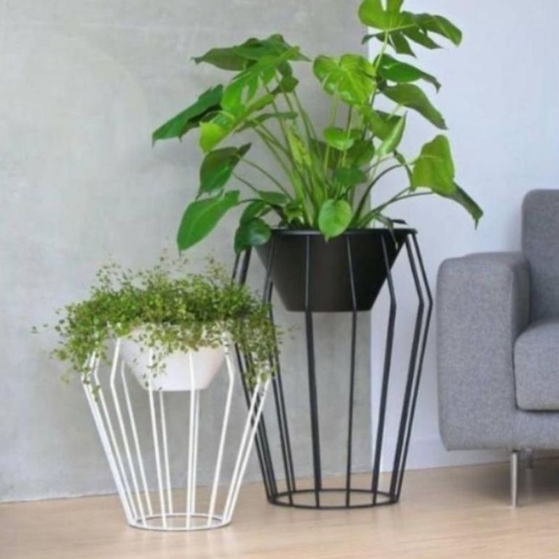 Jual Standing pot/tempat pot besi | Shopee Indonesia