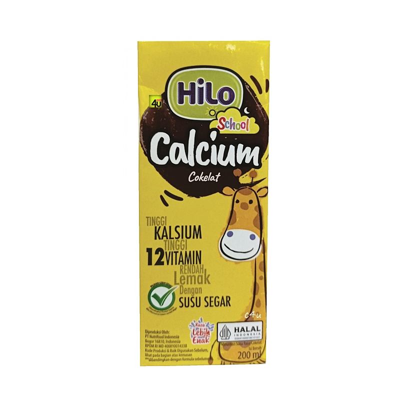 Jual HiLo Calcium SCHOOL - Susu UHT - 200 ml | Shopee Indonesia