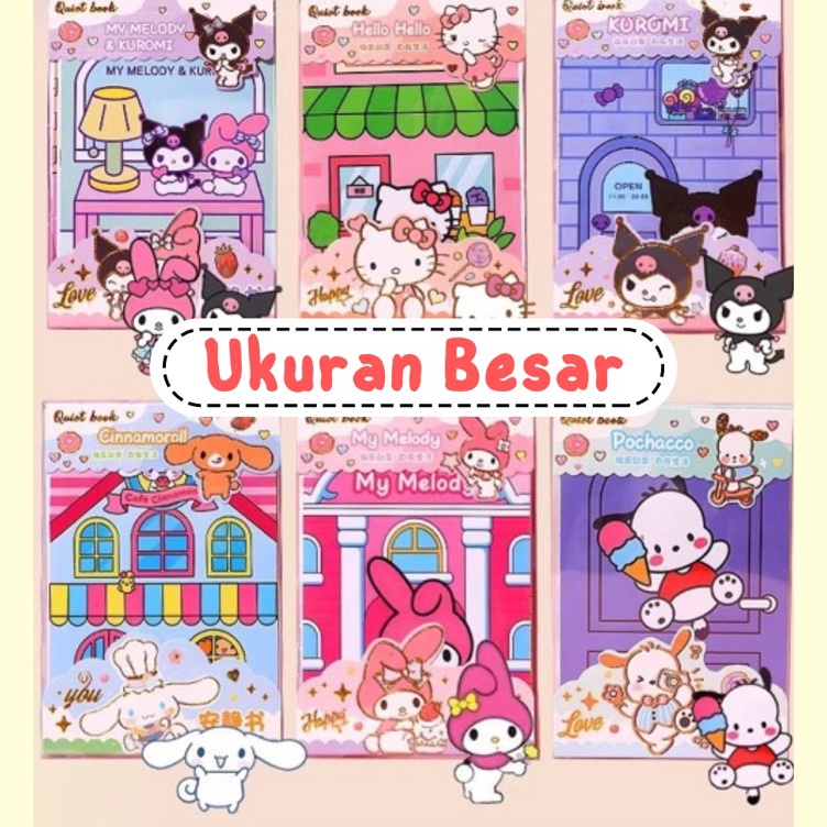 Jual Update Terbaru UKURAN BESAR Quiet Book Diy Mainan Sanrio Mainan ...