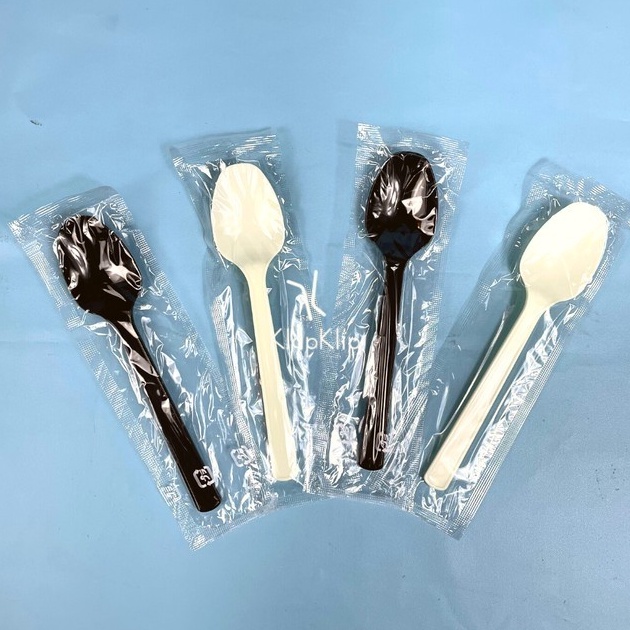 Jual 1pcs Sendok Makan Bungkus Plastik Wrapg Steril Henis Sendok Makan ...