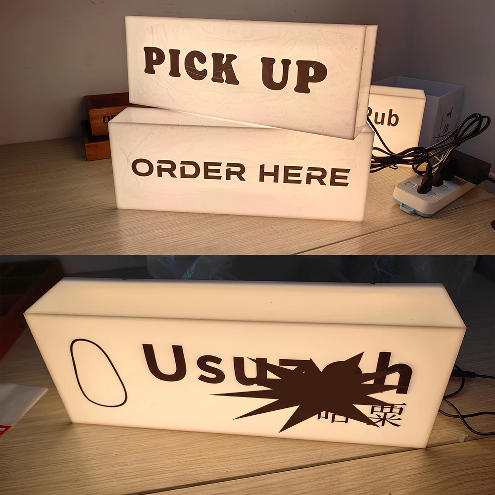 Jual Neon Box Frameless ( neon box mini ) | Shopee Indonesia