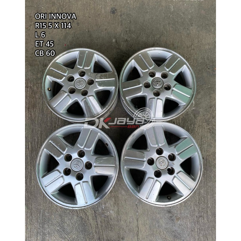 Jual VELG ORI INNOVA R15 5 x 114 (HARGA UNTUK 4PCS) | Shopee Indonesia