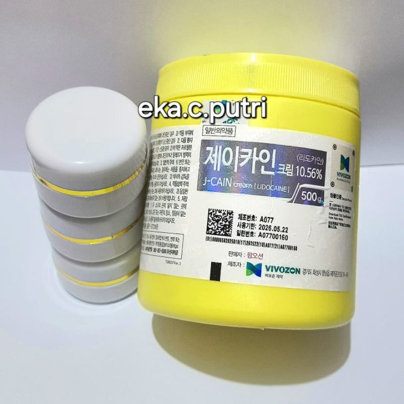 Jual Anastesi Cream Repack 12,5 gr Exp.2026 Original J-Cain Silver ...