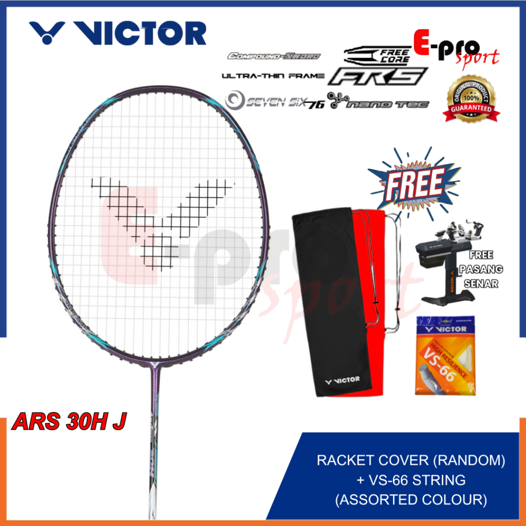 Jual Raket Badminton Victor Auraspeed 30H J ARS 30 H ARS-30H Original ...